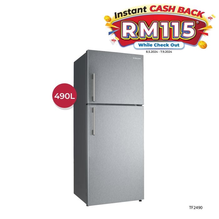 490L 2 DOORS FROST FREE REFRIGERATOR (TF2490)