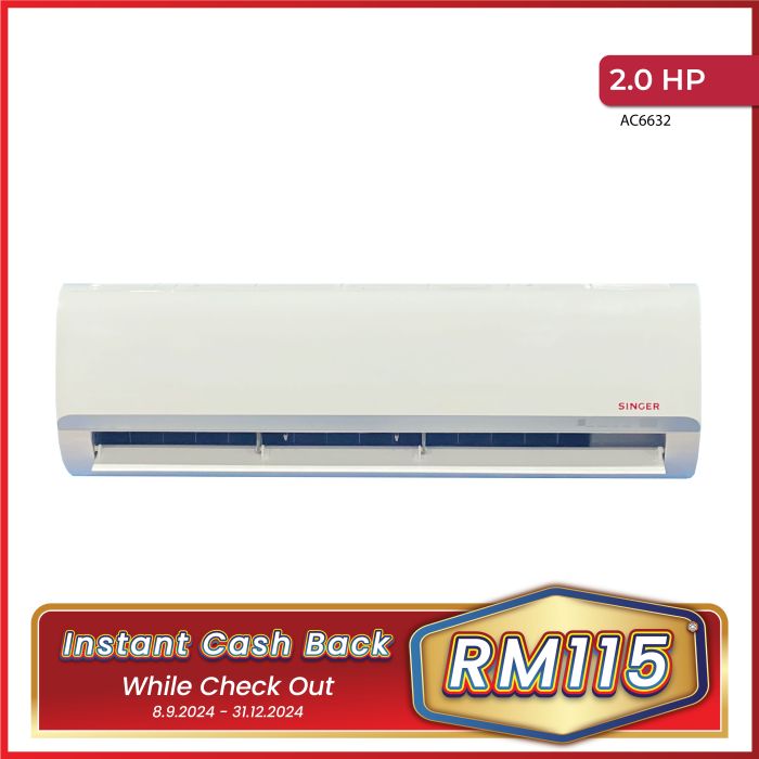 2.0HP WALL-MOUNTED AIR CONDITIONER (AC6632)