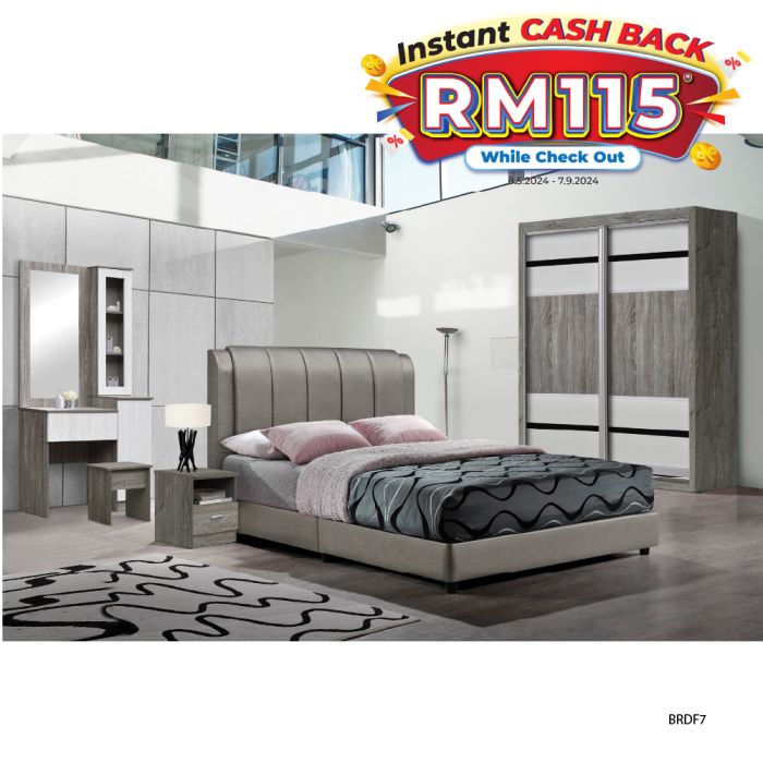 Bedroom Set without Mattress (BRDF7)
