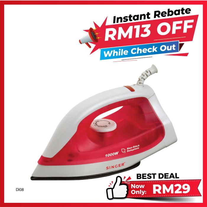 Light Weight Dry Iron (DI08)