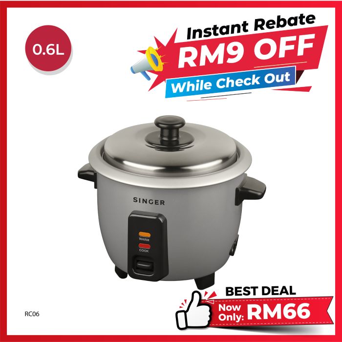 0.6L Rice Cooker (RC06)
