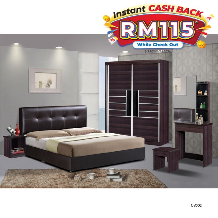 Divan Queen size Bedroom Set with Mattress (OB002)