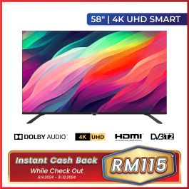 58" 4K UHD SMART TV(TLE58S1)