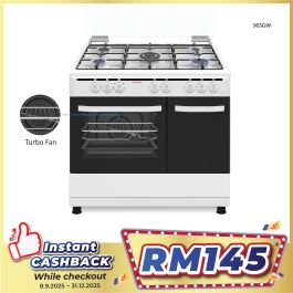 5 BURNERS FREE STANDING GAS COOKER (905GW)